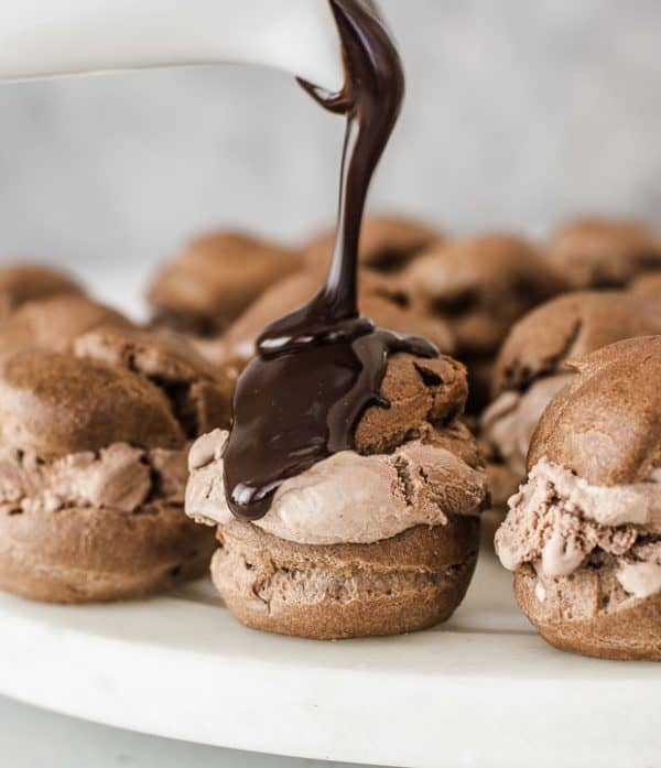 Chocolate Profiteroles - The Itsy-Bitsy Kitchen