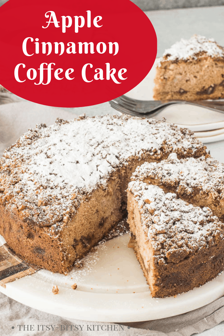 Cinnamon Apple Coffee Cake - The Itsy-Bitsy Kitchen