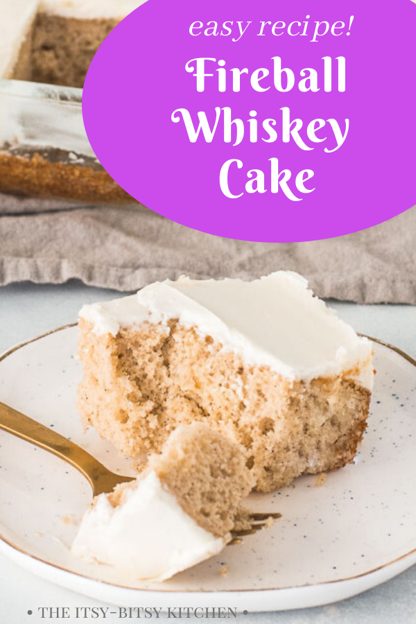 Fireball Cake (Easy Recipe!) - The Itsy-Bitsy Kitchen