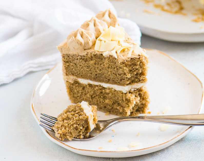 Cappuccino Cake - The Itsy-Bitsy Kitchen