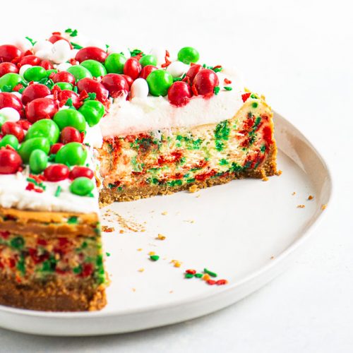 Christmas Cheesecake - The Itsy-Bitsy Kitchen