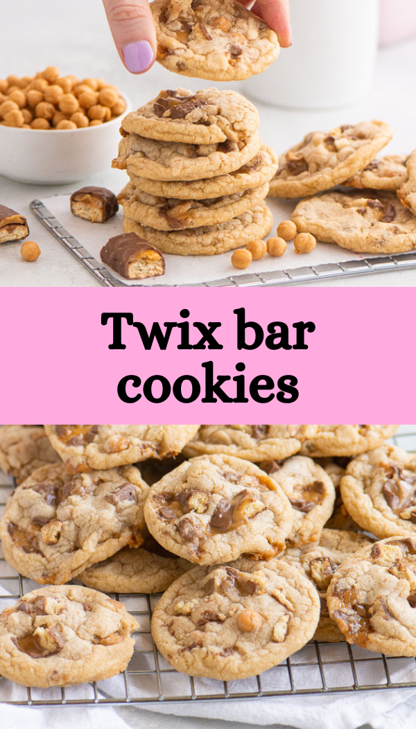 Twix Cookies - The Itsy-Bitsy Kitchen