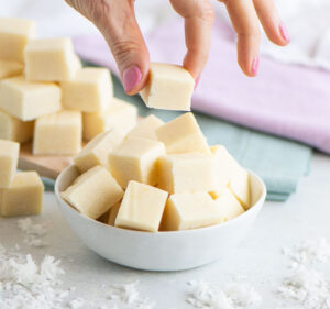 Coconut Fudge - The Itsy-Bitsy Kitchen